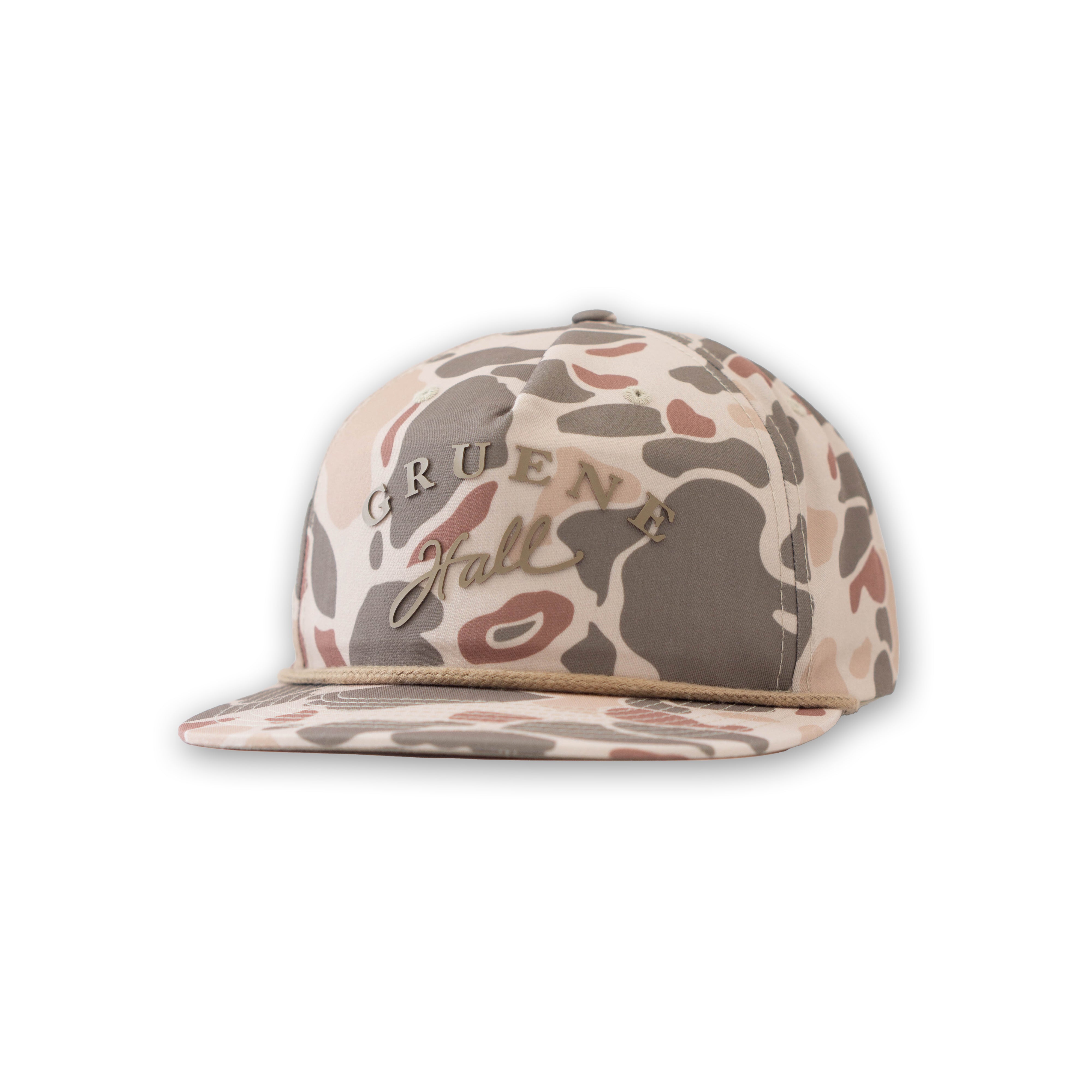 Harvest Duck Camo Silicone Logo Rope Cap #256P – Gruene Hall Merch Booth
