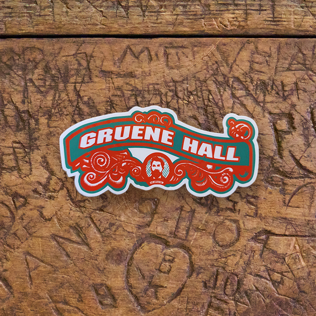 Original Logo Sticker – Gruene Hall Merch Booth