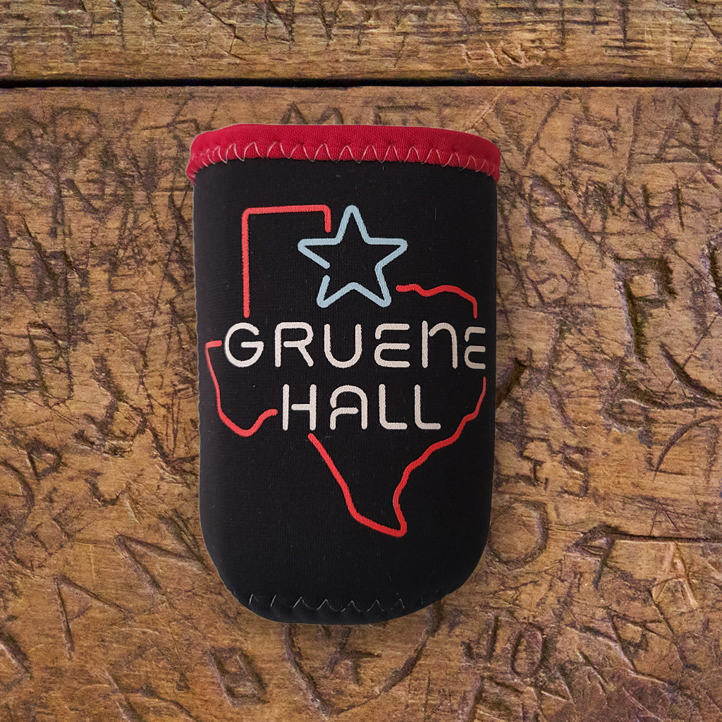 Neon Sign Koozie – Gruene Hall Merch Booth